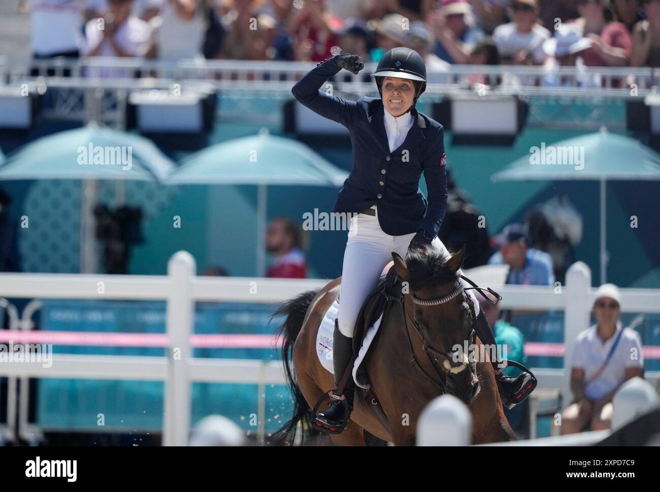 Norway's Victoria Gulliksen, riding Mistral Van De Vogelzang, during ...