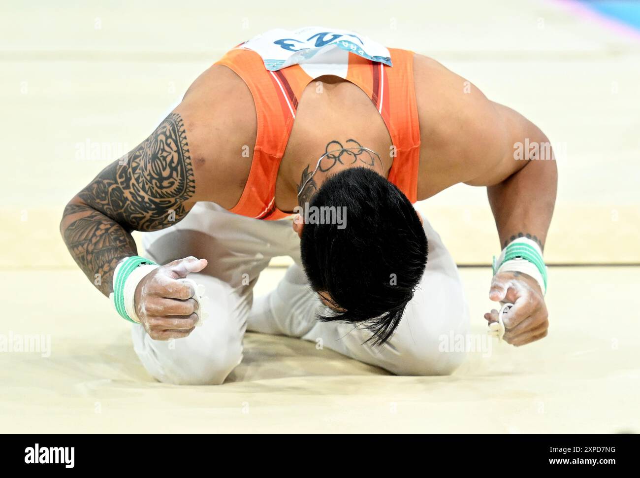 Paris, France. 5th Aug, 2024. Marios Georgiou of Cyprus competes during ...