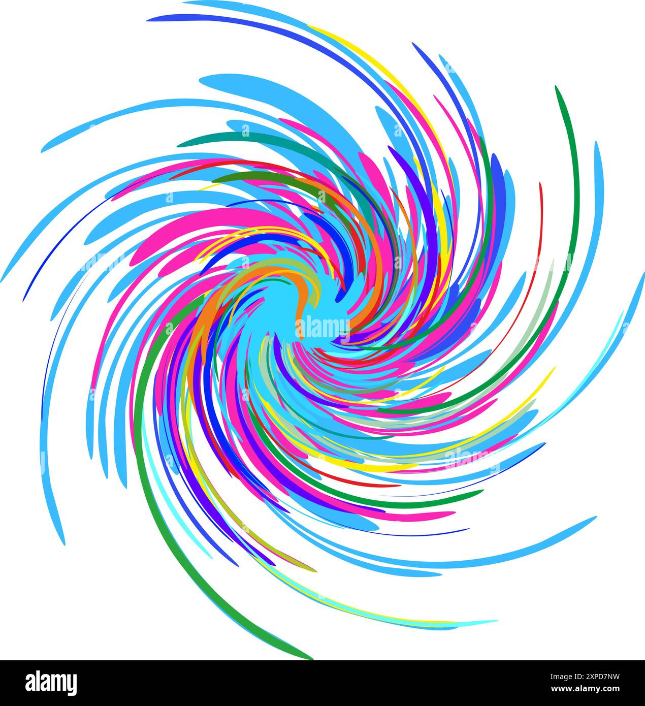 Colorful dotted circle, circular element. Circular, concentric and ...