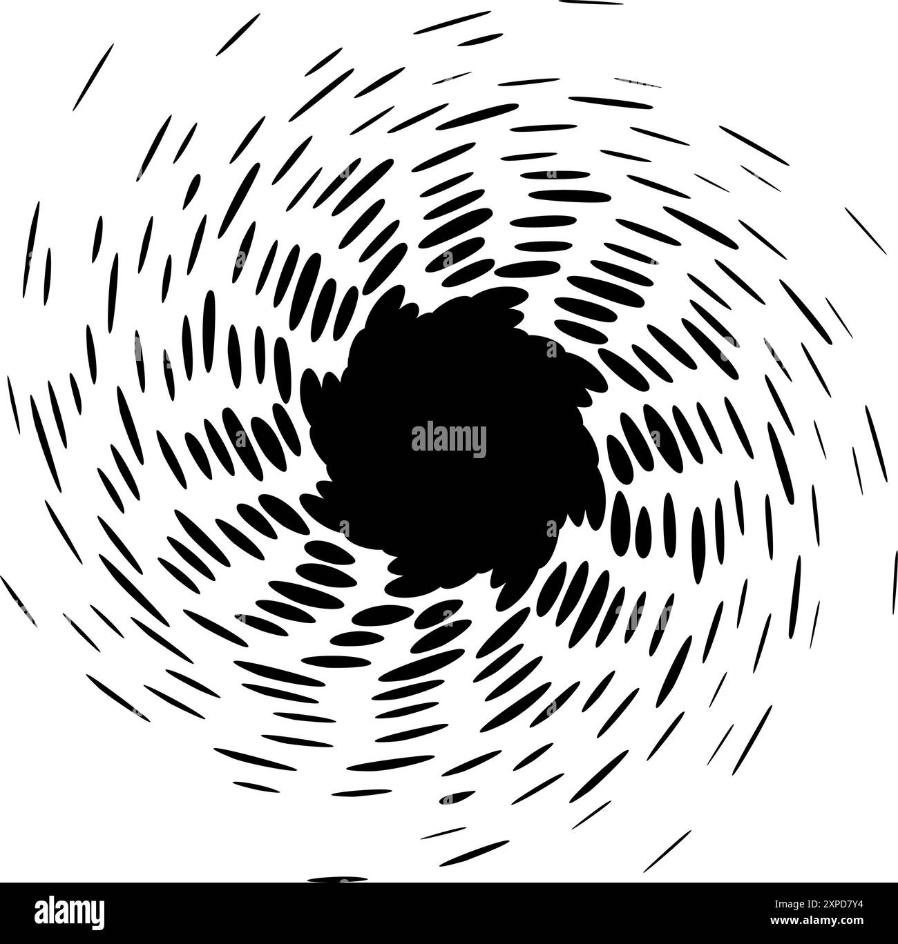 Colorful dotted circle, circular element. Circular, concentric and ...