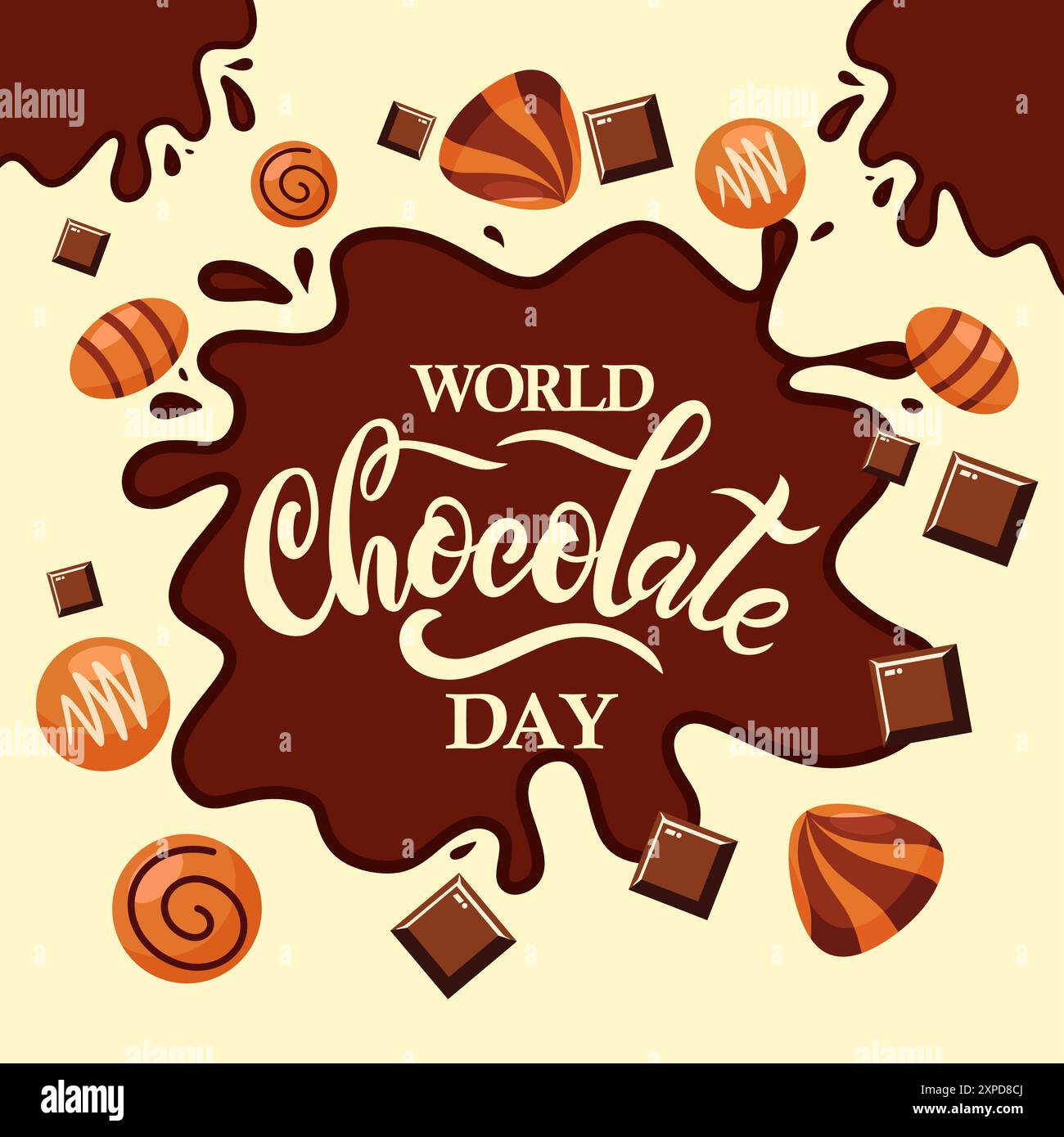 Chocolate advertisement hi-res stock photography and images - Alamy