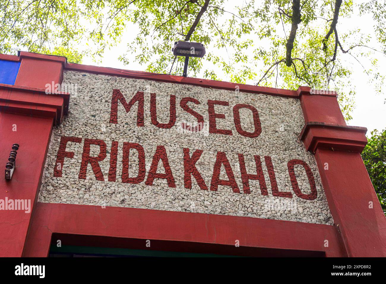 Frida Kahlo Museum in Coyoacán, one of Mexico City's most important tourist centers. (Photo by ...
