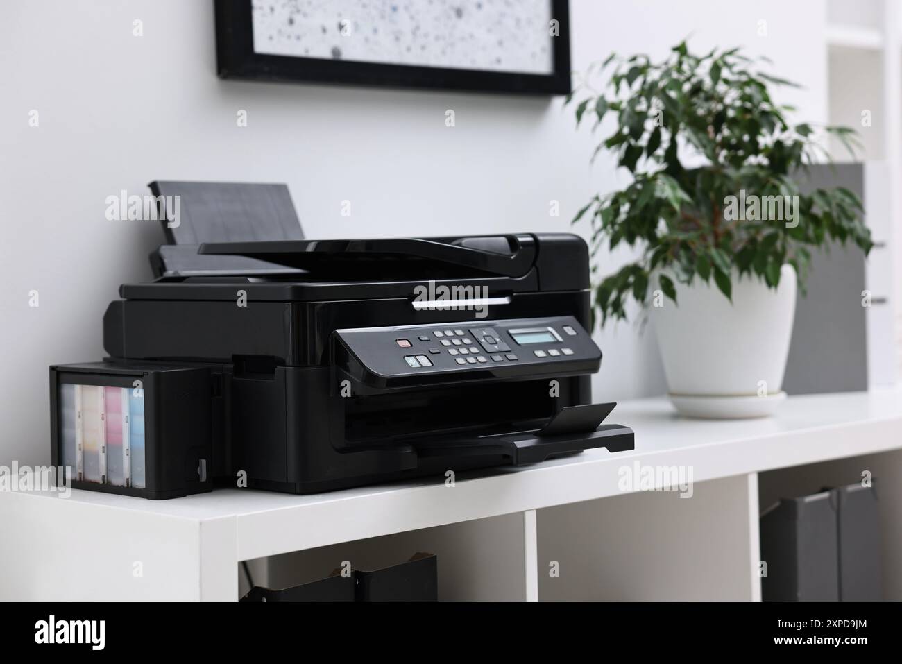 Modern computer setup and printer hi-res stock photography and images ...