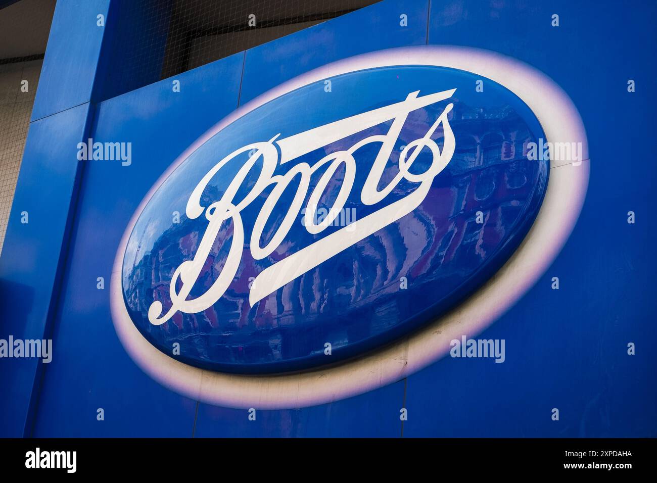 London, UK - July 26, 2024: Boots shop sign in London Stock Photo - Alamy