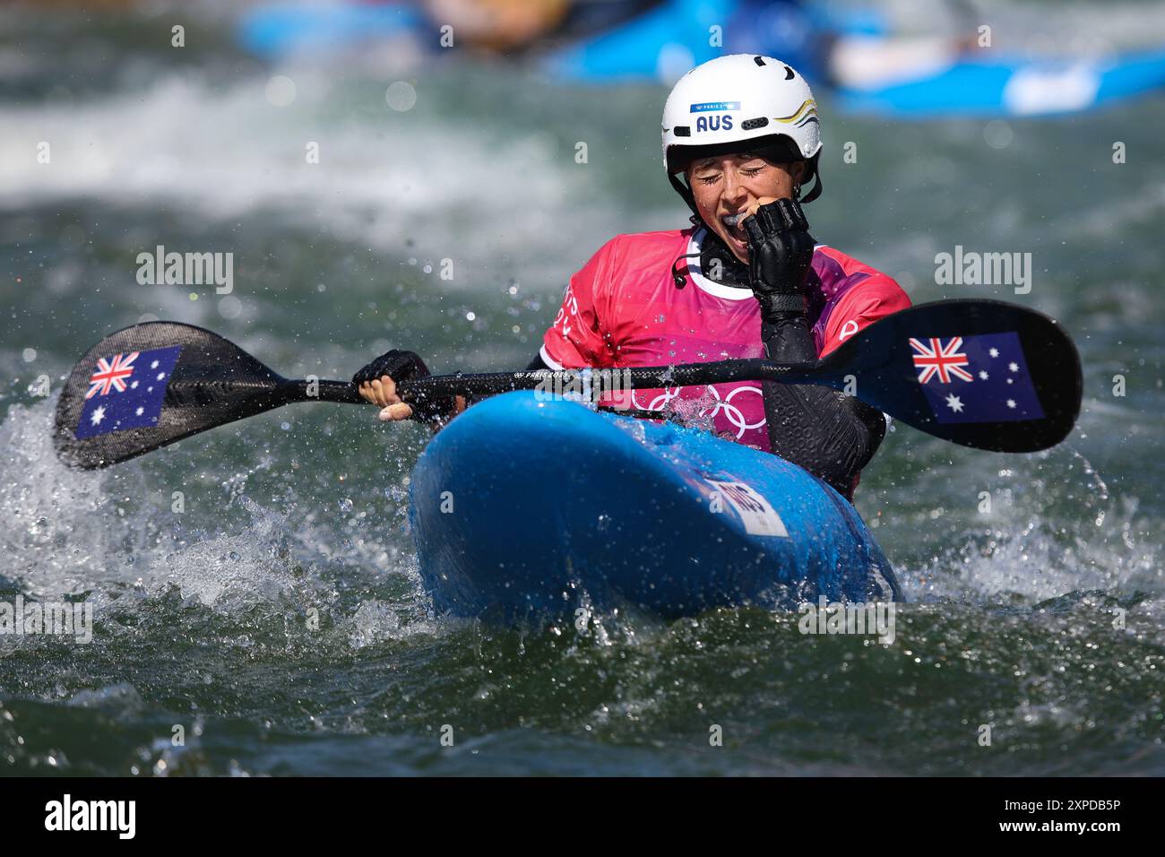 PARIS, FRANCE. 5th Aug, 2024. Noemie Fox of Team Australia celebrates ...