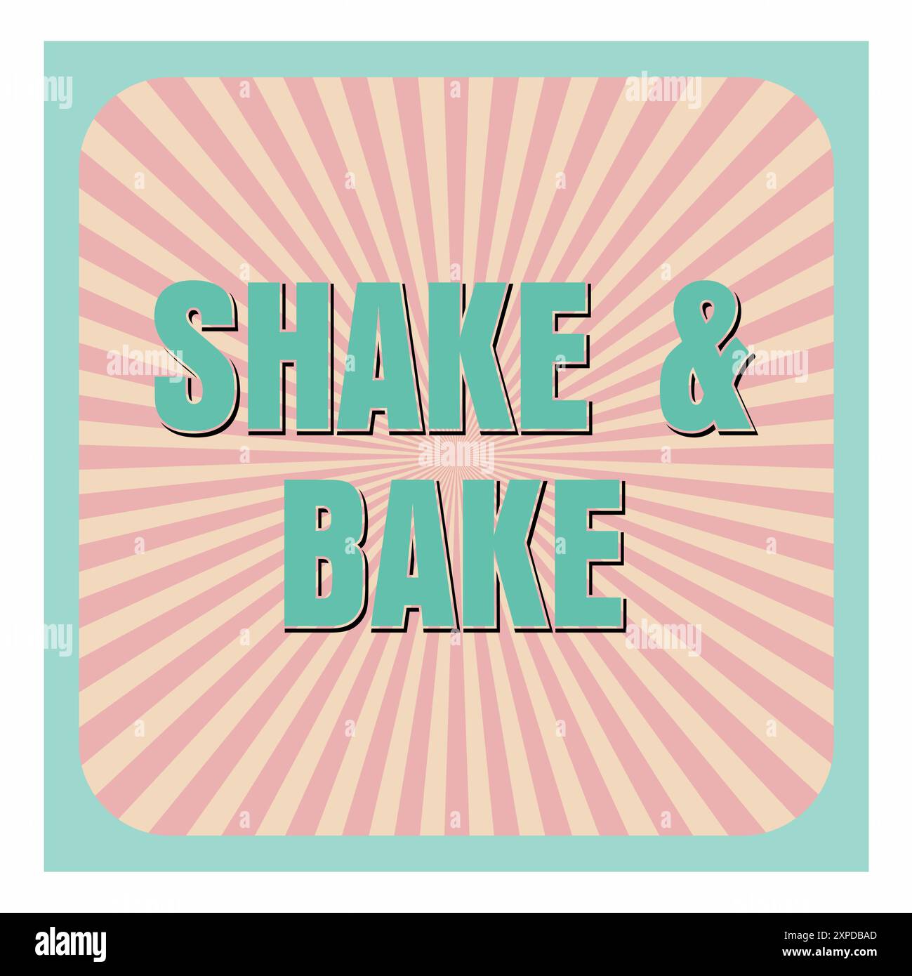 shake and bake cooking background design Stock Vector Image & Art - Alamy