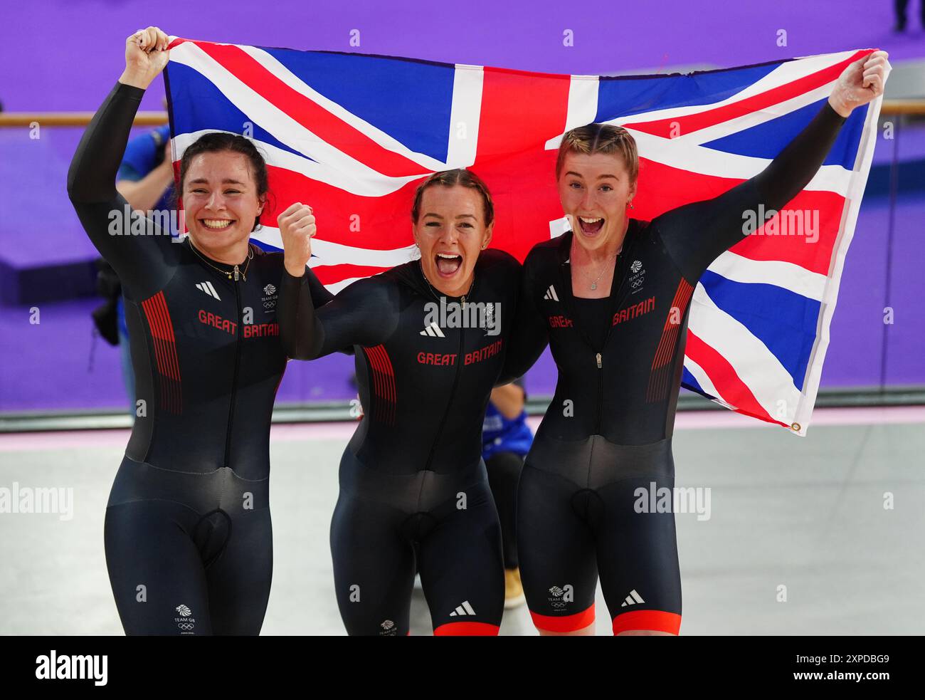 Great Britain's Sophie Capewell, Katy Marchant and Emma Finucane ...