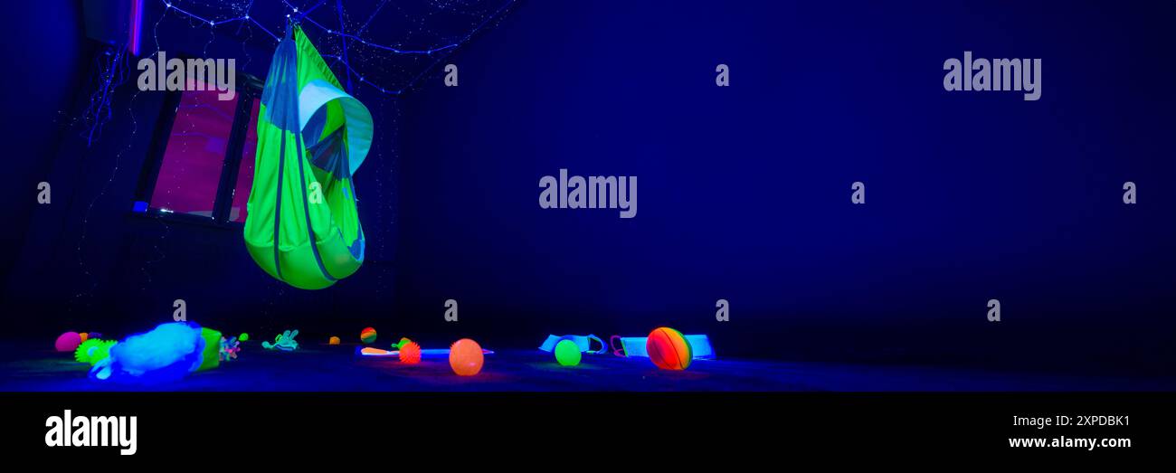Snoezelen. Therapy sensory stimulating room. Soothing and stimulating ...