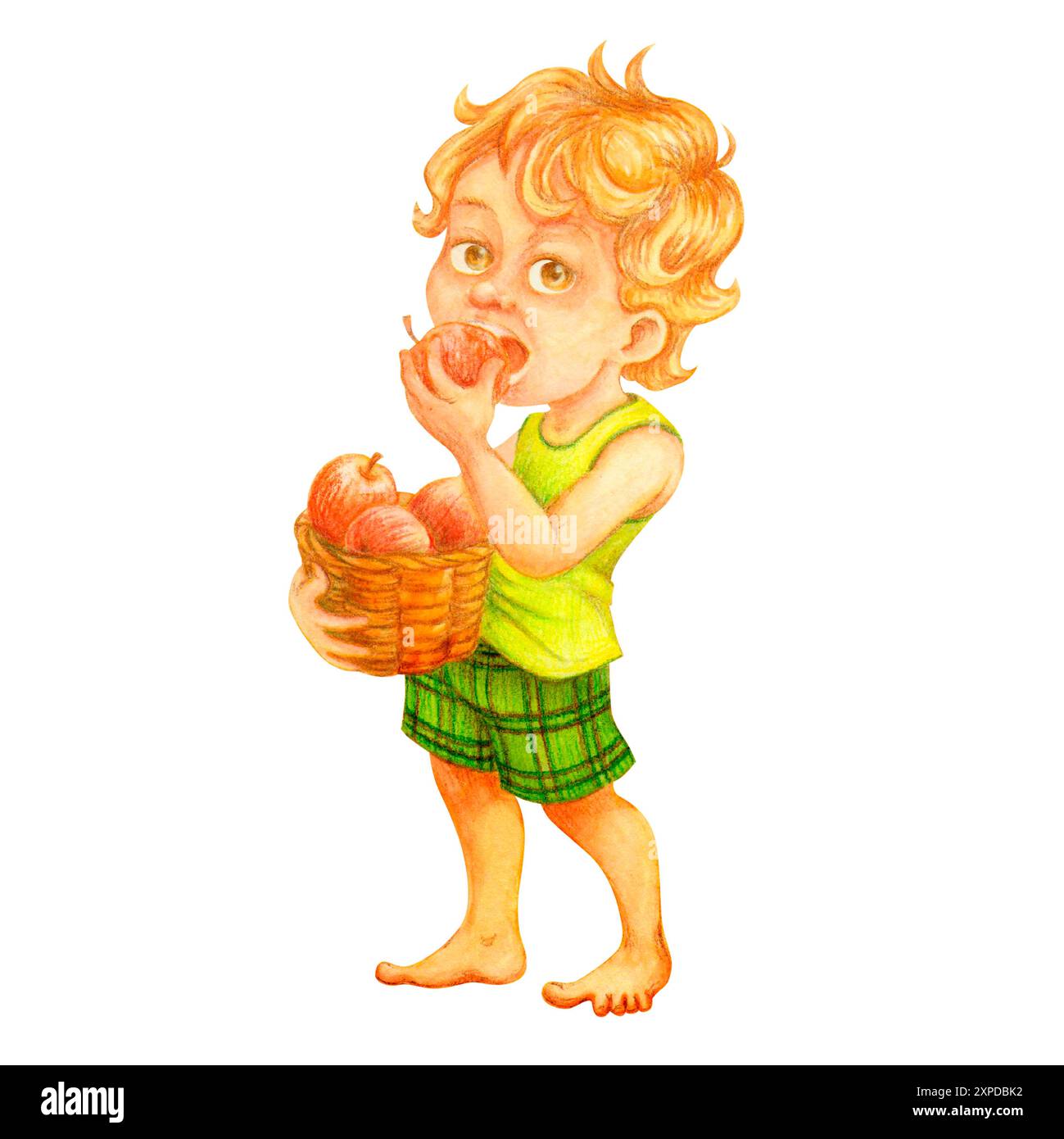 Cartoon farm boy hi-res stock photography and images - Alamy