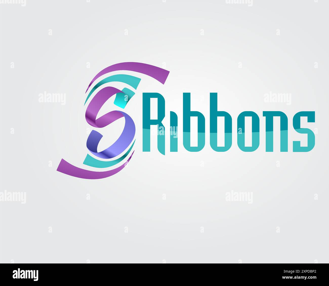 logo design template for 5 ribbons Stock Vector Image & Art - Alamy