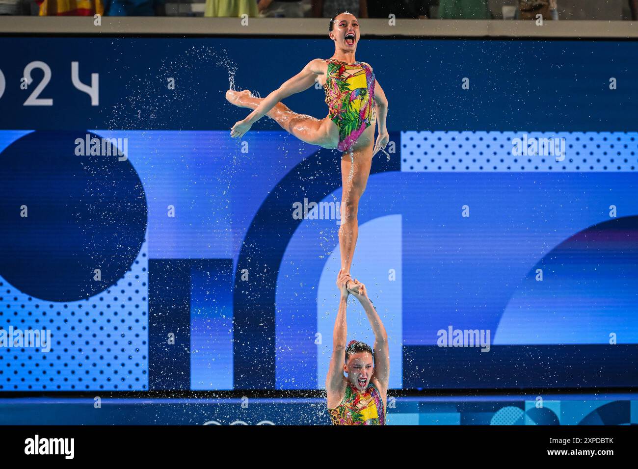 Team of Australia during the Artistic Swimming, Team Technical Routine ...