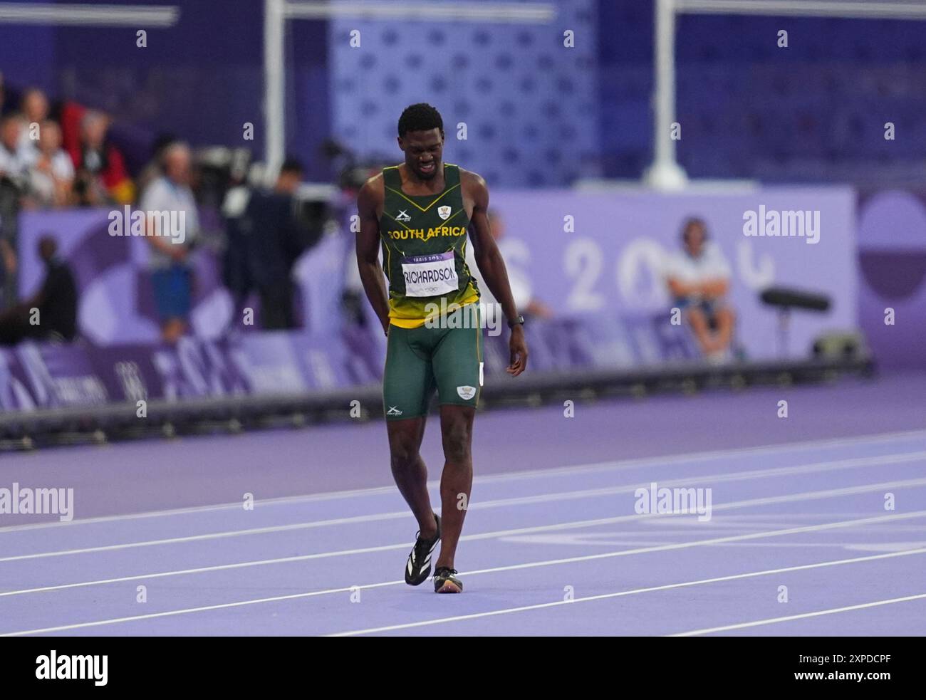 August 05 2024: Benjamin Richardson (South Africa) competes during the ...