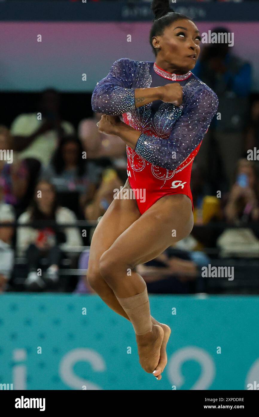 Paris, Ile de France, France. 5th Aug, 2024. Simone Biles of the United ...