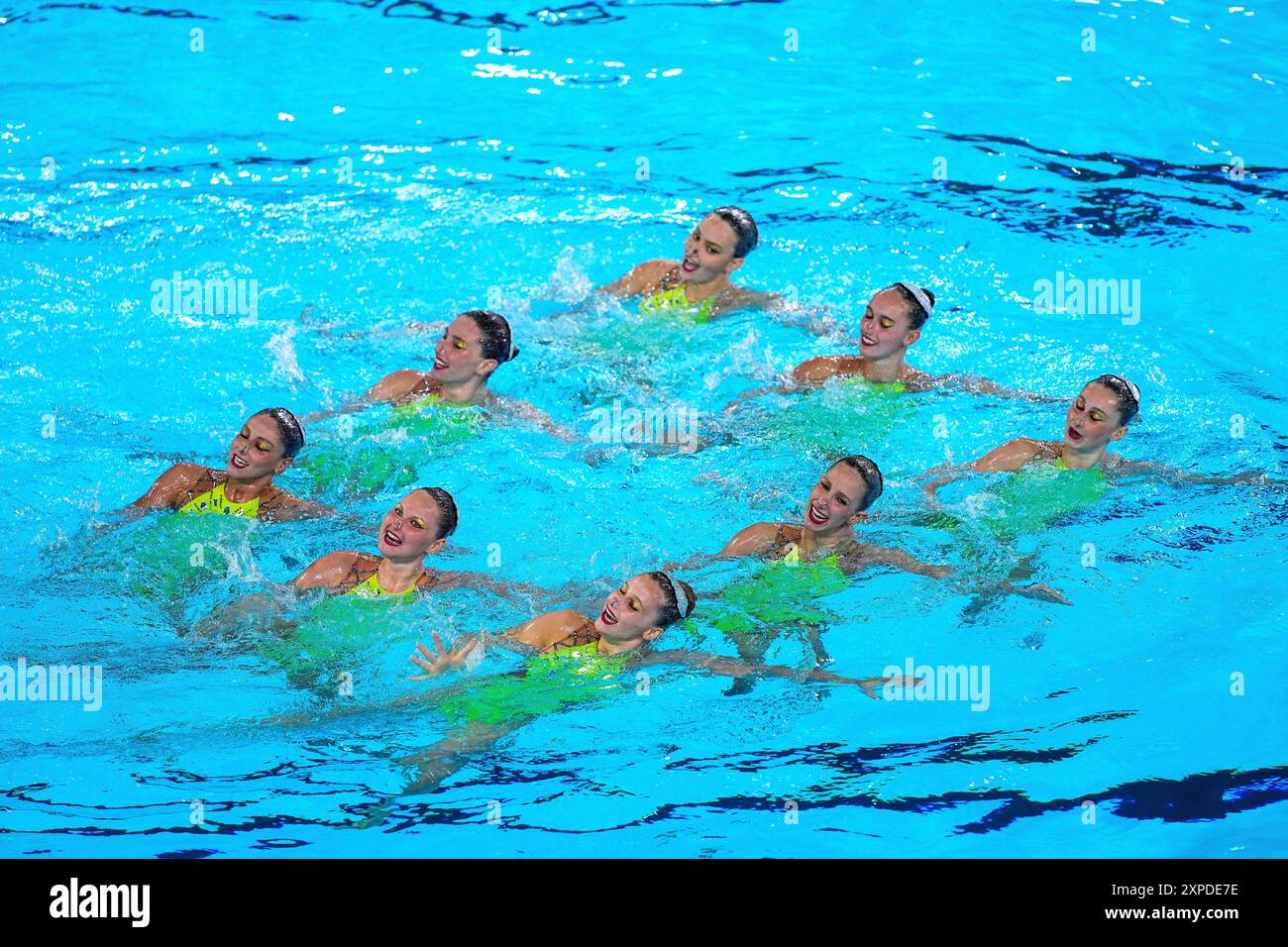 Team Italy compete during Team Technical Routine of the Artistic ...