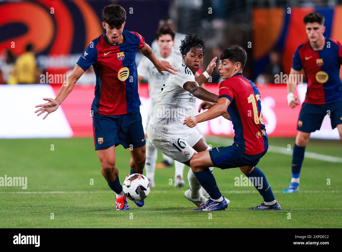 Aug 3, 2024: East Rutherford, NJ, USA; Real Madrid forward Endrick (16 ...
