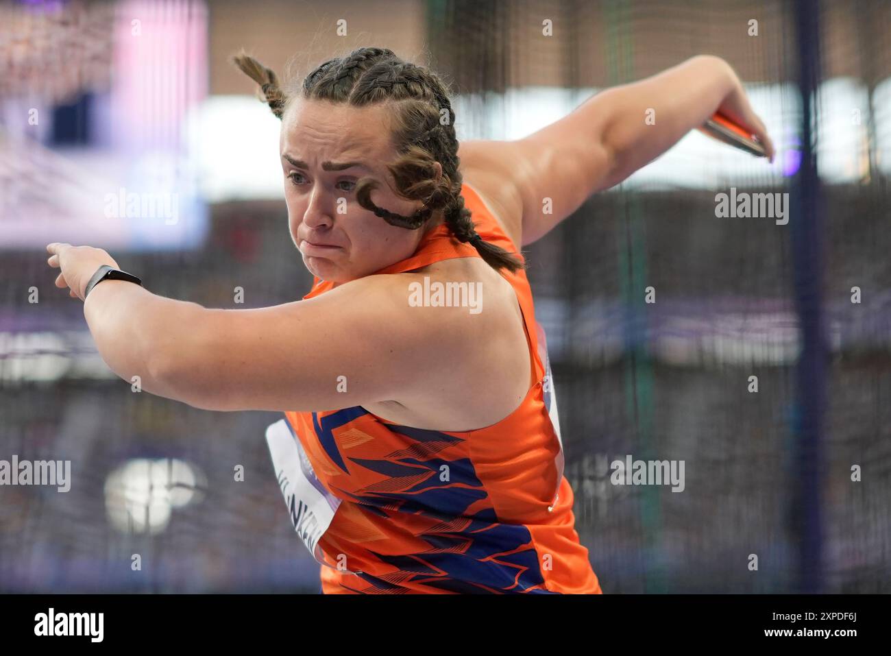 Jorinde van Klinken, of the Netherlands, competes during the women's ...