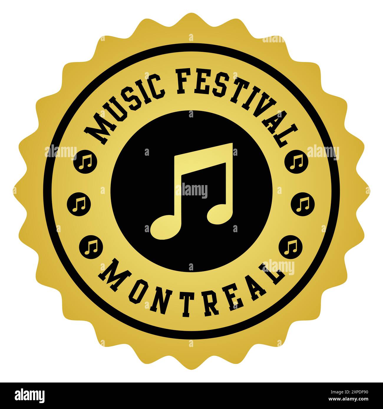 Music Festival Stamp Concept Vector Illustration Abstract Editable Seal ...