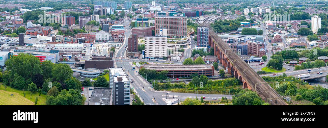 Stockport viaduct aerial hi-res stock photography and images - Alamy