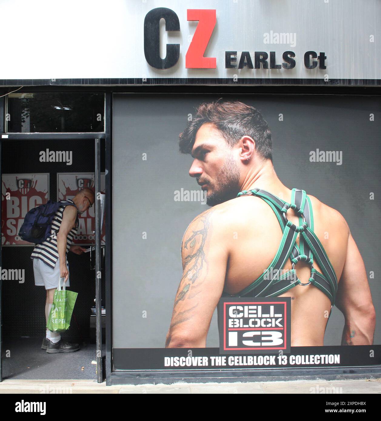 CZ store on Old Brompton Rd, Earls Court, London; a gay clothing shop ...