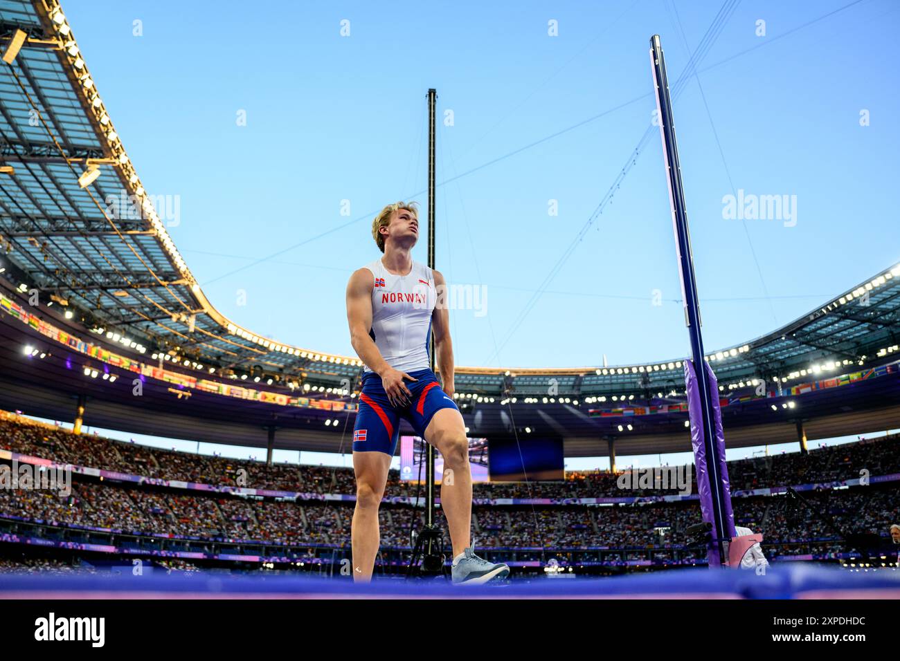 Paris, France. 5 Aug, 2024. Sondre Guttormsen of, Norway. , . looks ...