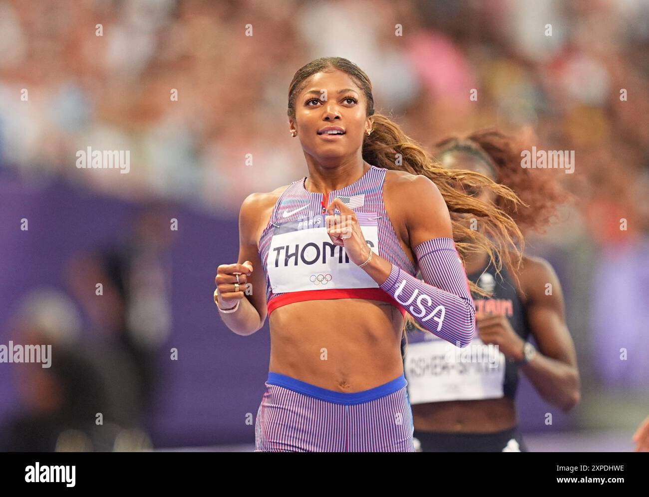 August 05 2024: Gabrielle Thomas (United States of America) competes ...