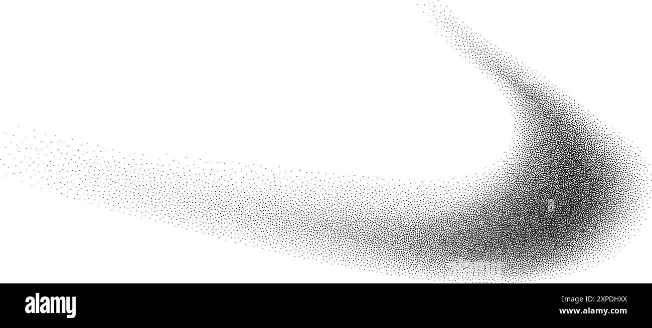 Dotwork abstract background, black grain texture, Abstract stipple sand ...