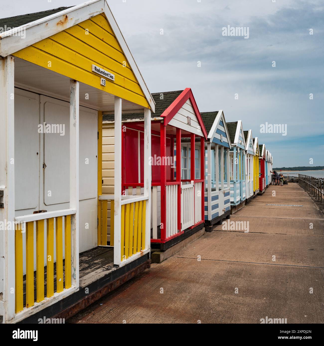 Colourful beach huts by Southwold beach, Suffolk, UK. Holidays, Seaside ...