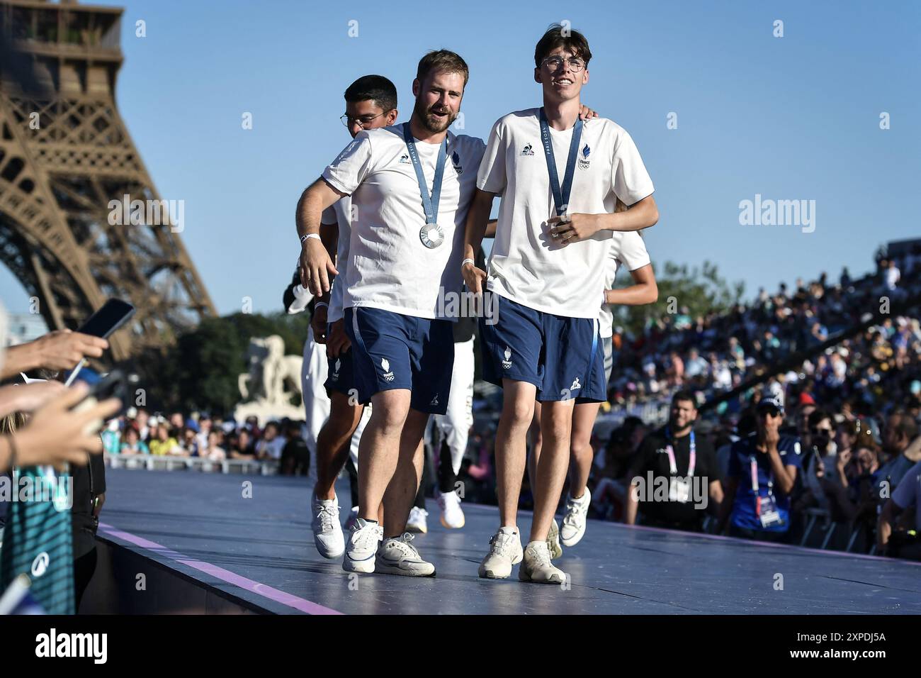 French archers Baptiste Addis, Thomas Chirault and Jean-Charles ...