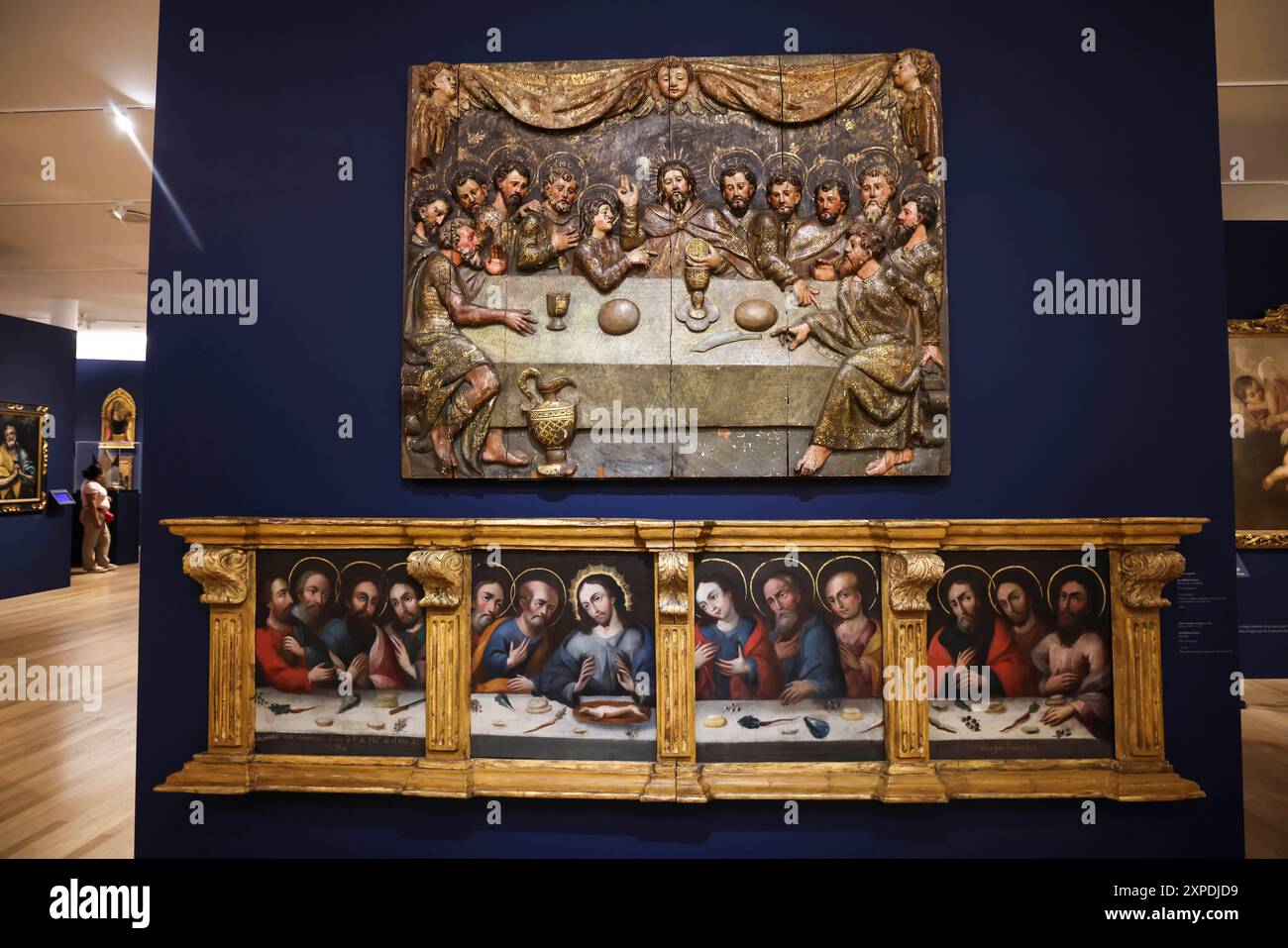 the last supper, la ultima cena Painting room at El Museo Soumaya de ...