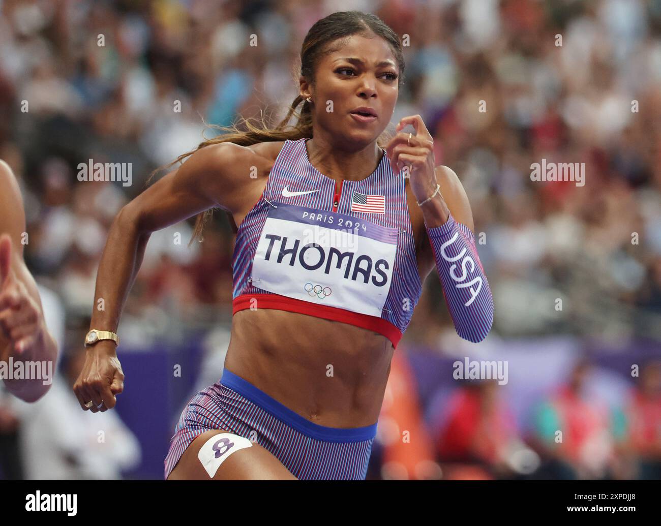 Paris, France. 05th Aug, 2024. Gabriella Thomas of the U.S. competes in ...