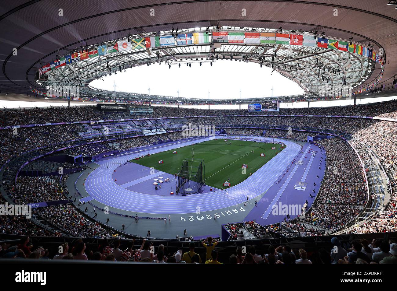 Paris, France. 05th Aug, 2024. General view of Stade de France during ...