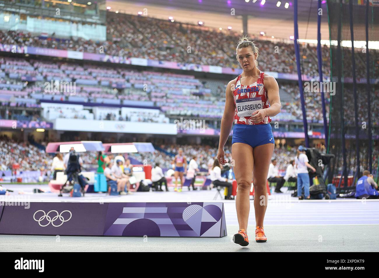 Paris, France. 05th Aug, 2024. Sandra Elkasevic of Croatia competes ...