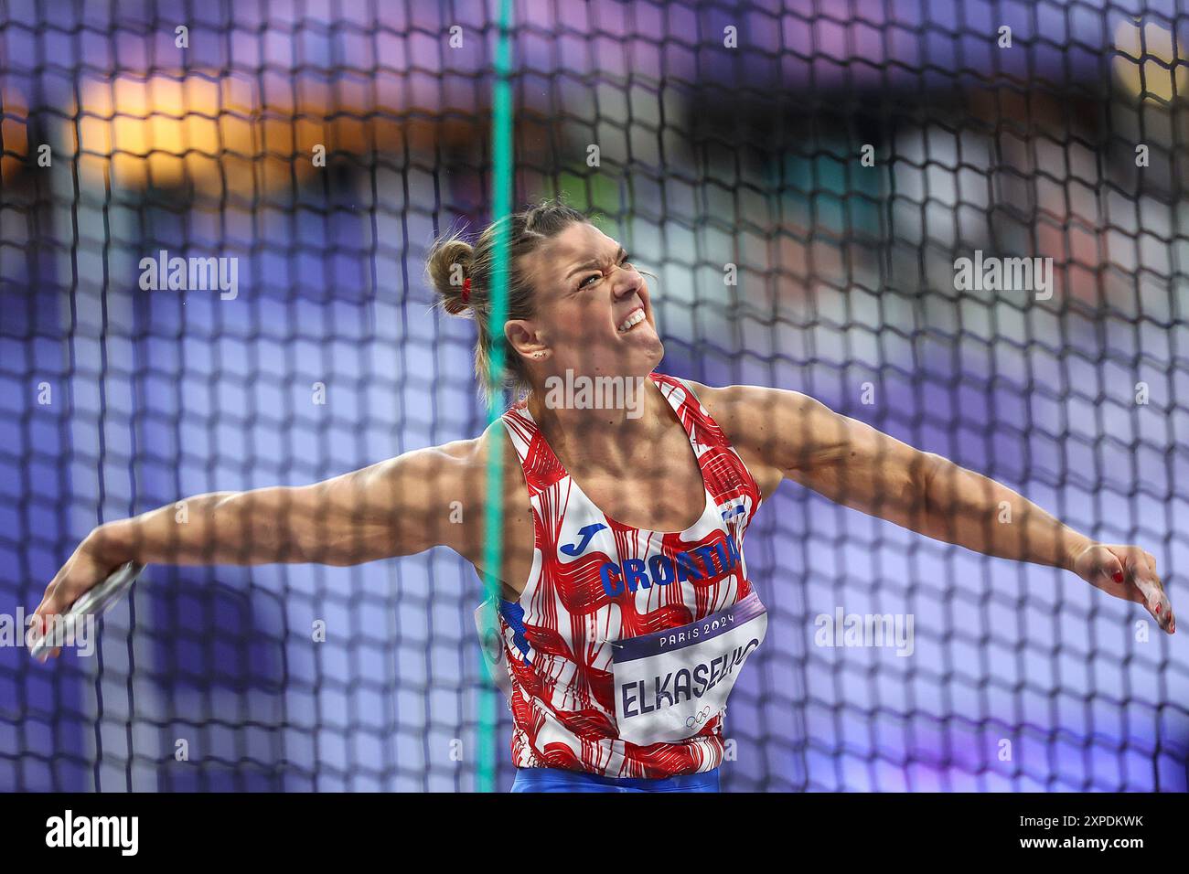 Paris, France. 05th Aug, 2024. Sandra Elkasevic of Croatia competes ...
