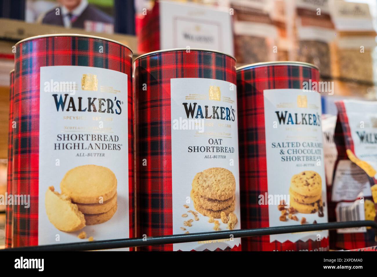 London, UK - July 26, 2024: Different Walkers brand baked products ...