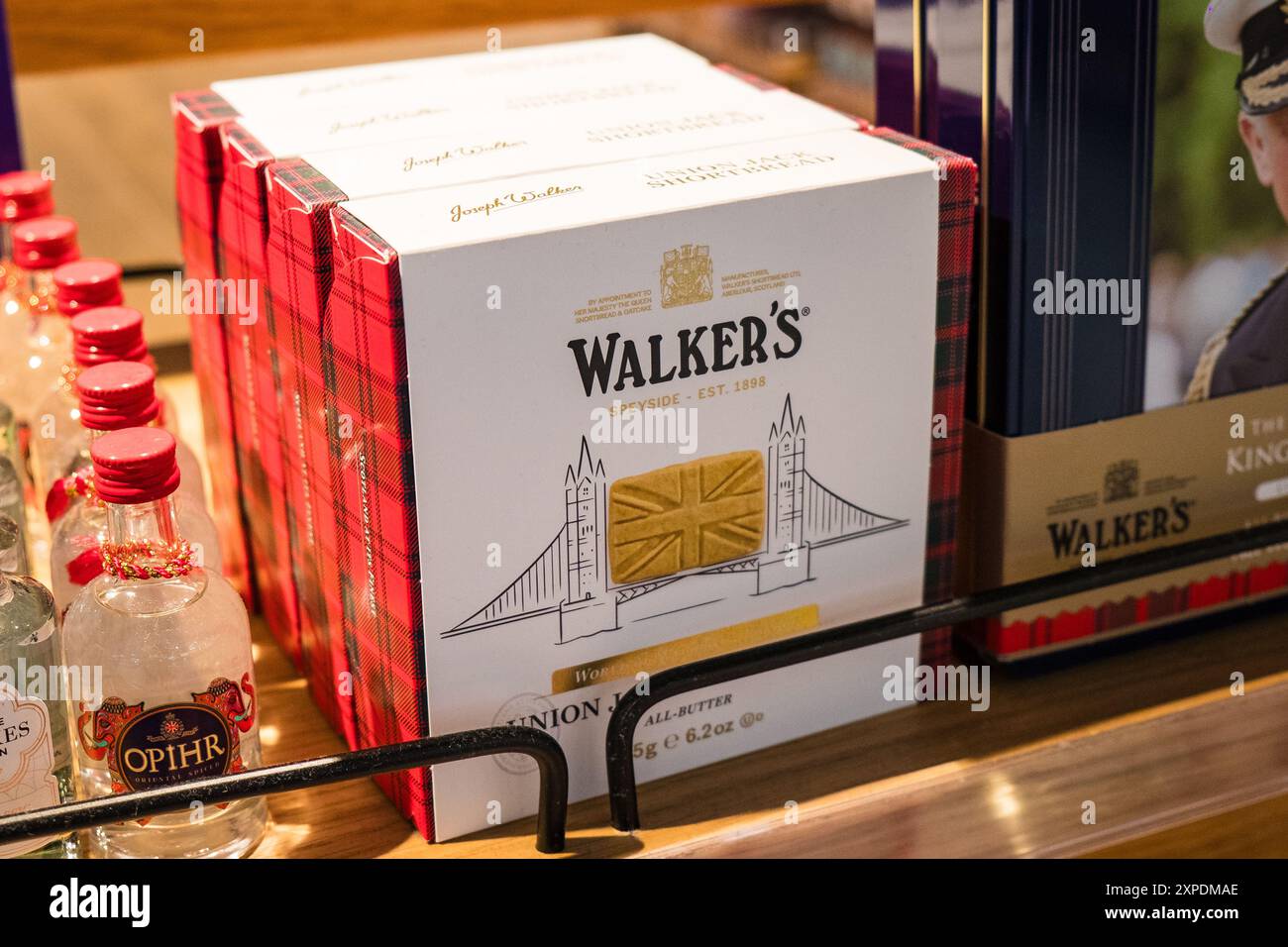 London, UK - July 26, 2024: Different Walkers brand baked products ...
