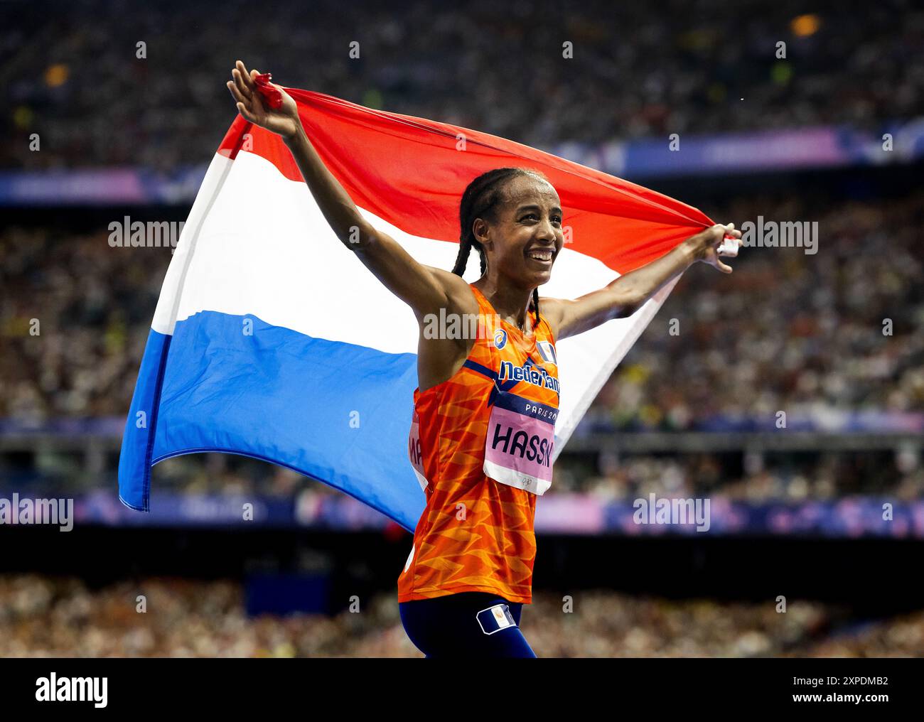 Paris, France. 05th Aug, 2024. PARIS - Sifan Hassan after the final ...