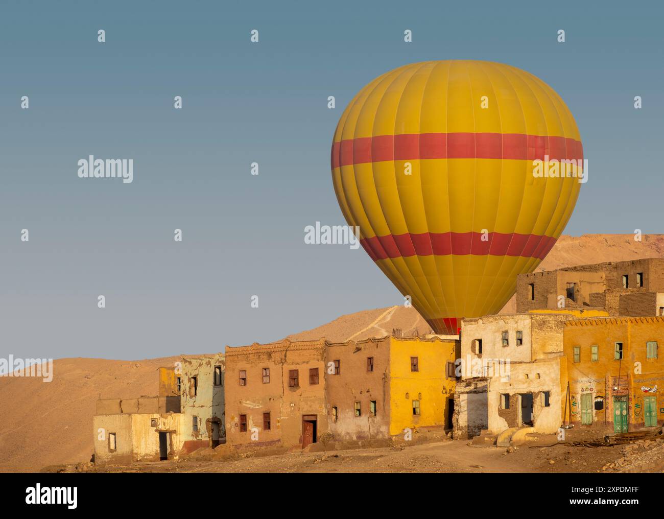 Hot air balloons over mountains hi-res stock photography and images - Alamy