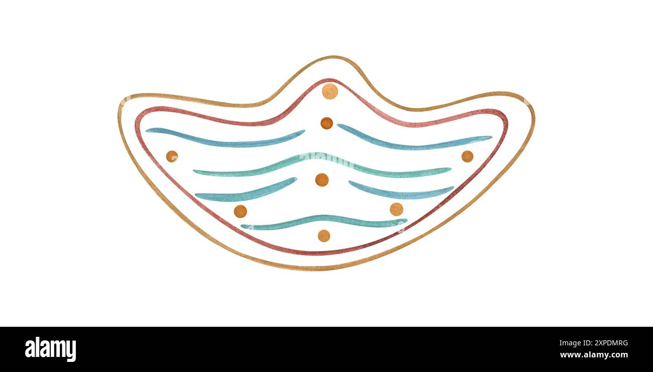 Stylized Diya. Abstract Diwali candle in gold and blue colors. Wavy ...