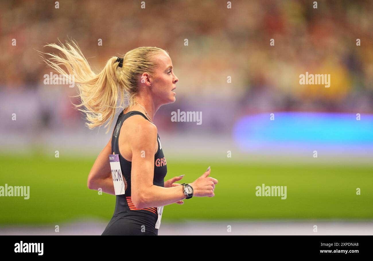 August 05 2024: Keely Hodgkinson (Great Britain) wins gold during the ...