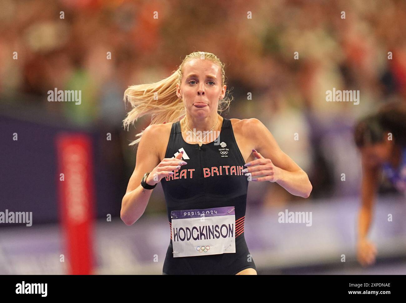 August 05 2024: Keely Hodgkinson (Great Britain) wins gold during the ...