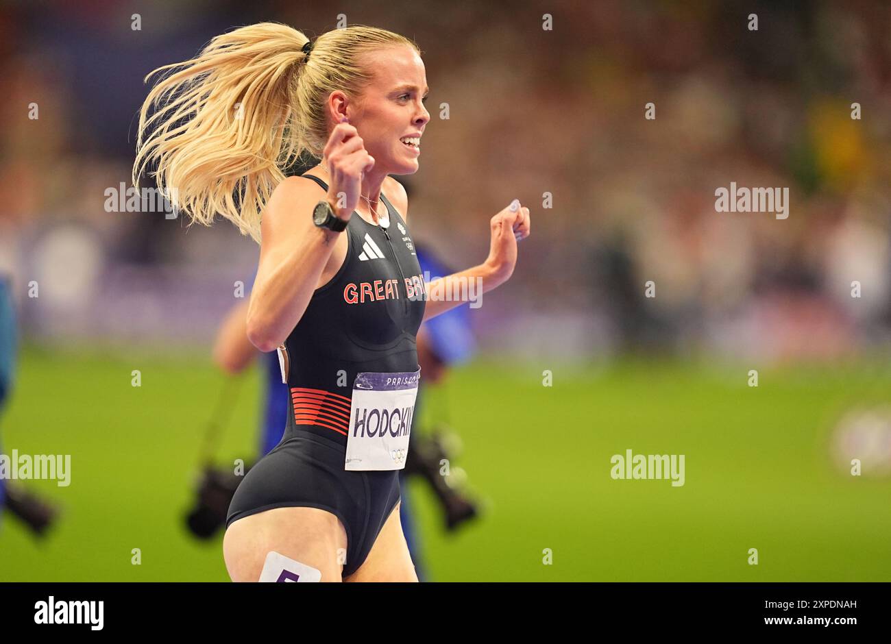 August 05 2024: Keely Hodgkinson (Great Britain) wins gold during the ...