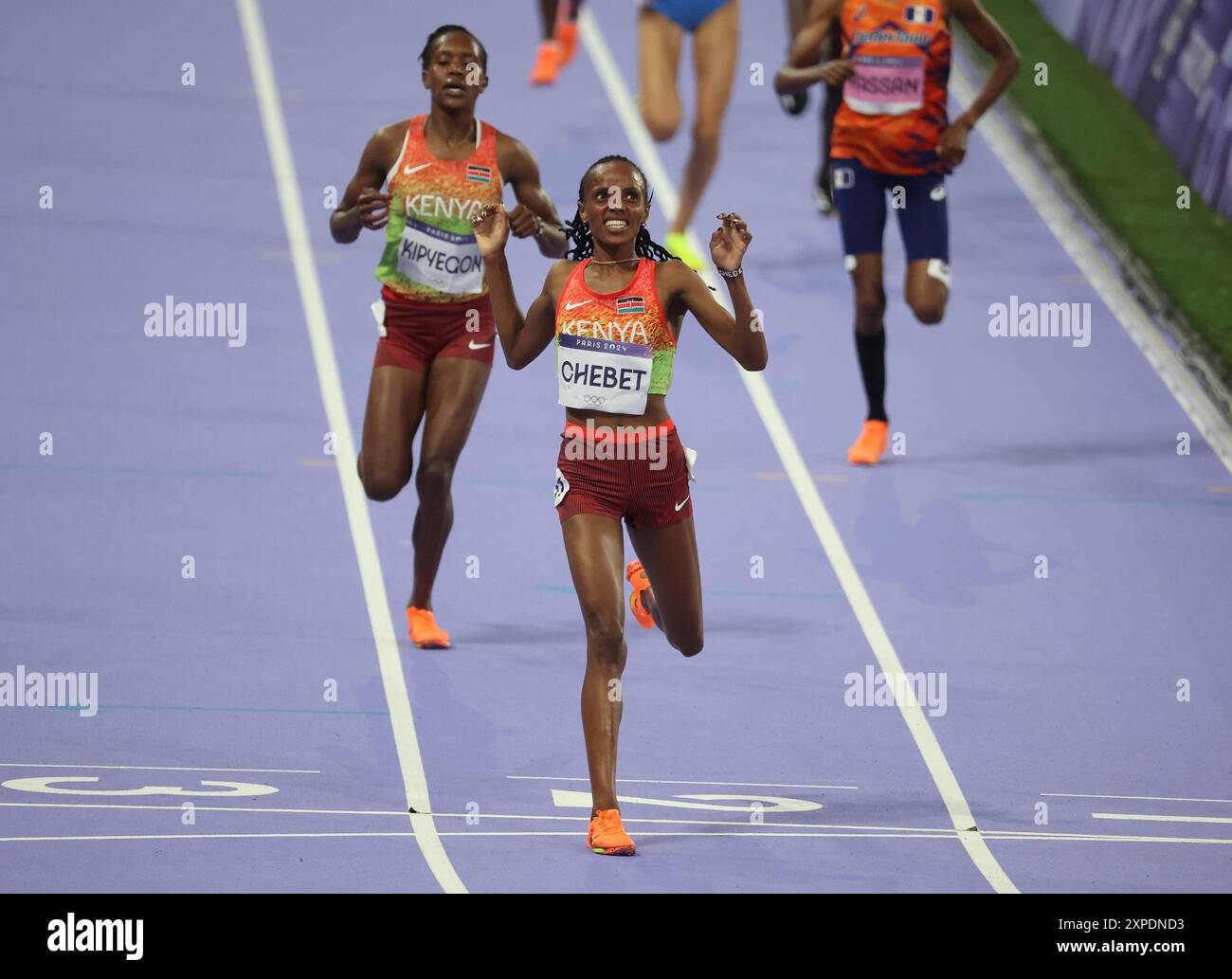 Paris, France. 05th Aug, 2024. Women's 5000m gold medalist Beatrice ...