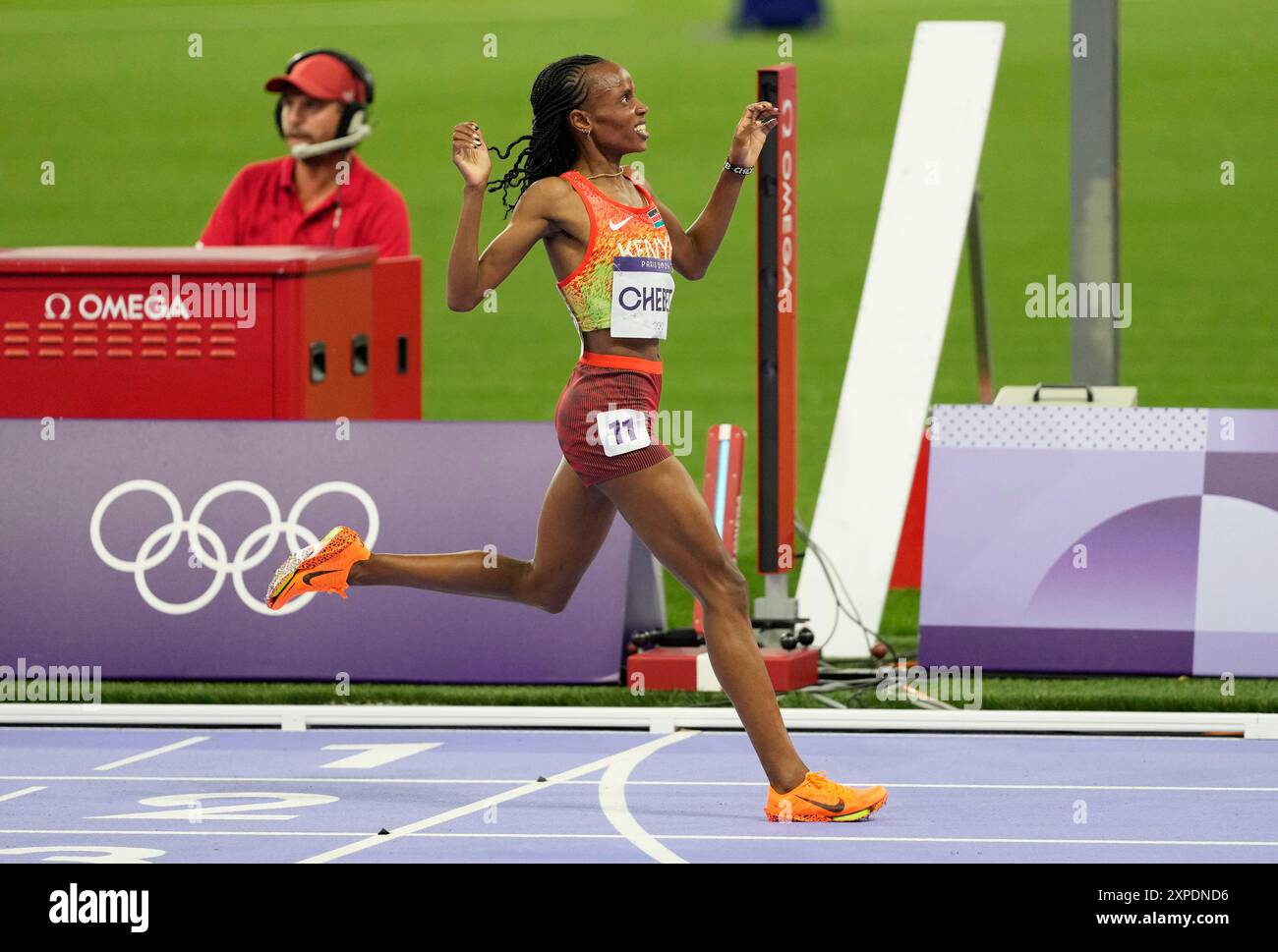 Paris, France. 05th Aug, 2024. Women's 5000m gold medalist Beatrice ...