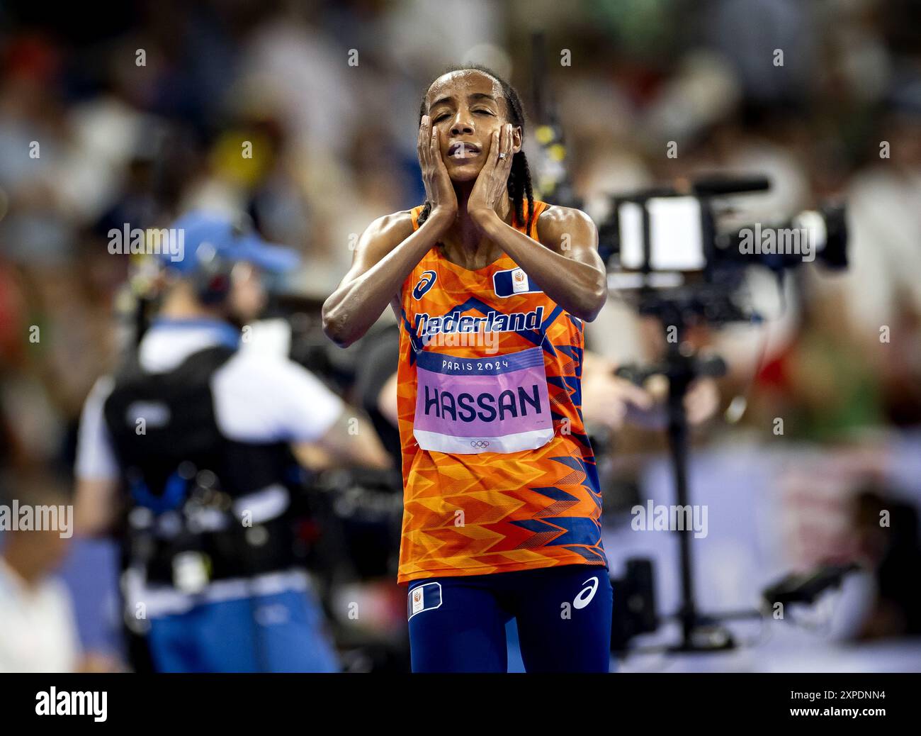 Paris, France. 05th Aug, 2024. PARIS - Sifan Hassan after the final ...