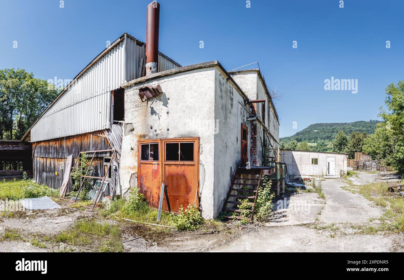 An abandoned building in Talheim, Germany Stock Photo - Alamy