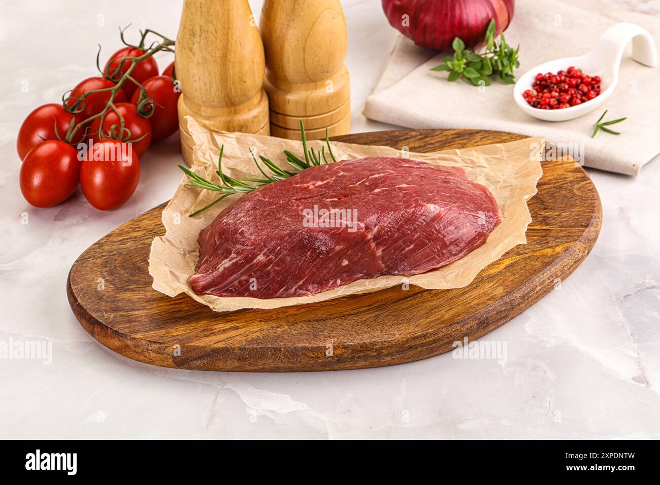 Raw beef meat uncocked steak for grill Stock Photo - Alamy