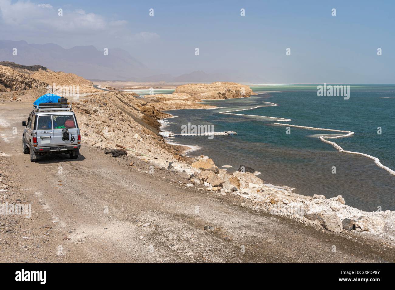 Lake Assal is the largest salt lake in Djibouti. It is a crater lake in ...