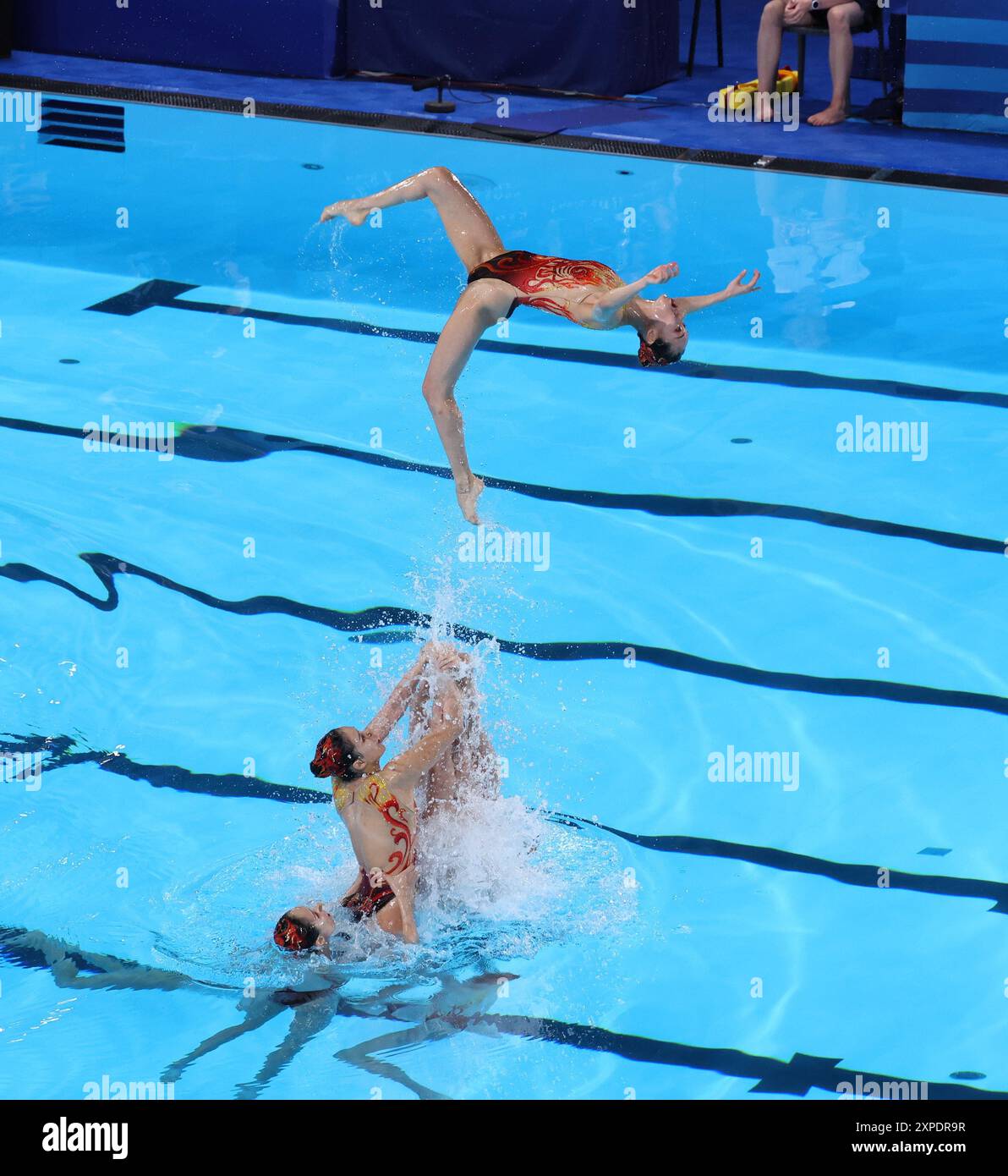 Paris Olympics 2024: Artistic Swimming TeamTechnical Routine Results: Peoples Republic of China ...