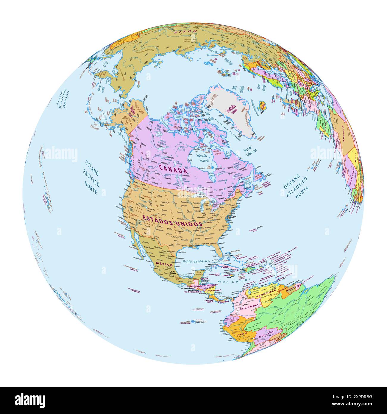 Us labeled map Stock Vector Images - Alamy