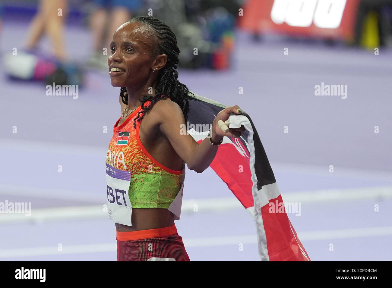 Parigi, France. 05th Aug, 2024. Beatrice Chebet ( gold medal ) during ...